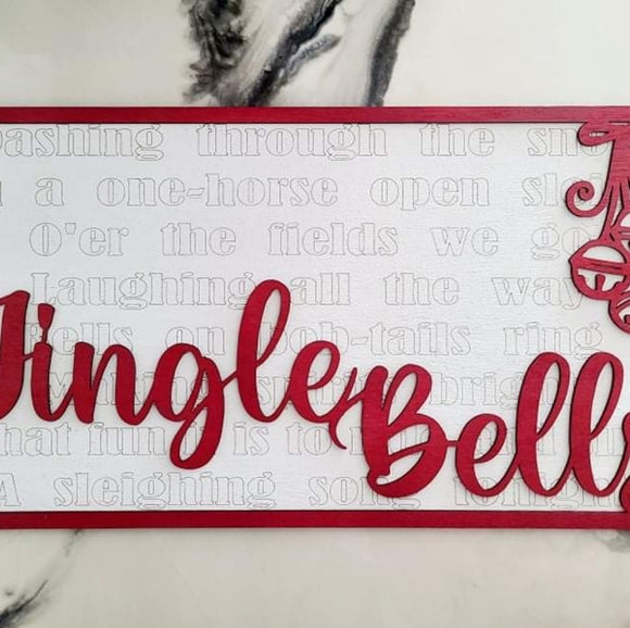 Holiday | Jingle Bells Sign | Poshmark